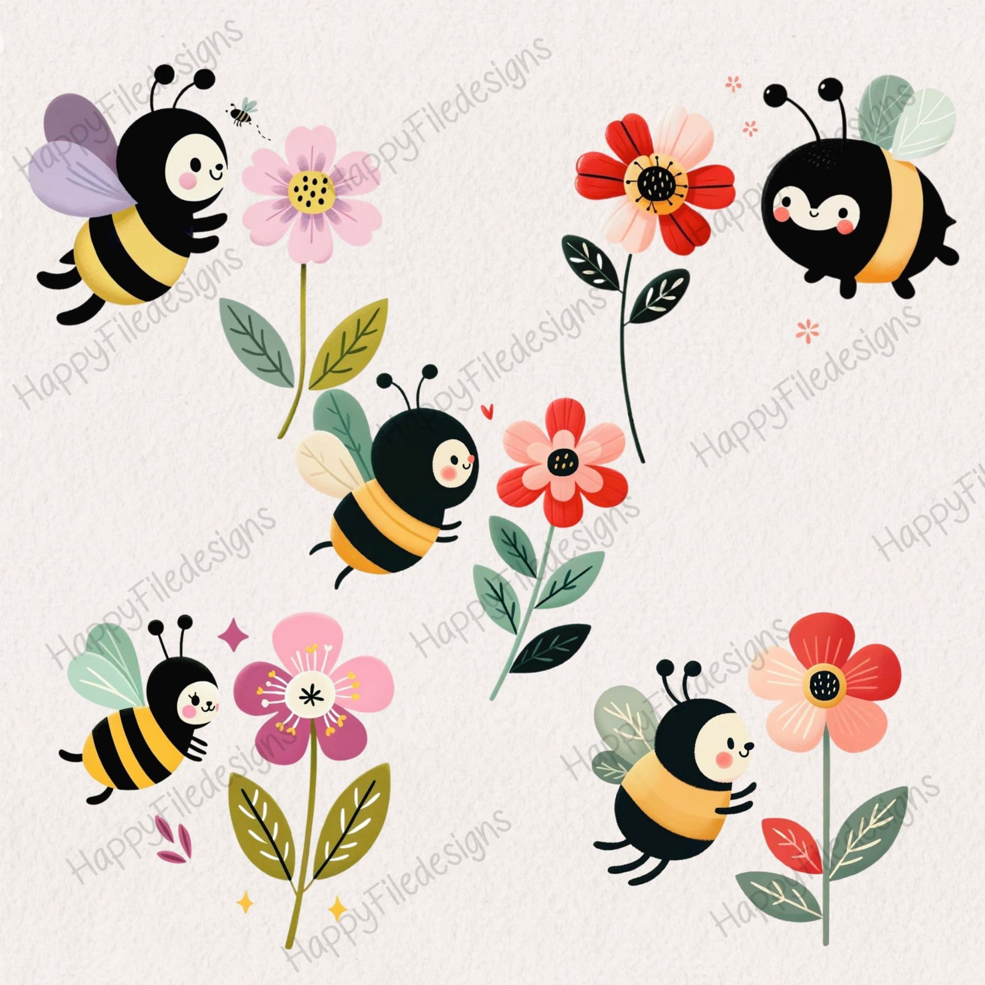 Bee and Bear With Honey Clipart, Bee Bear PNG, Baby Bear Clipart, Honey ...