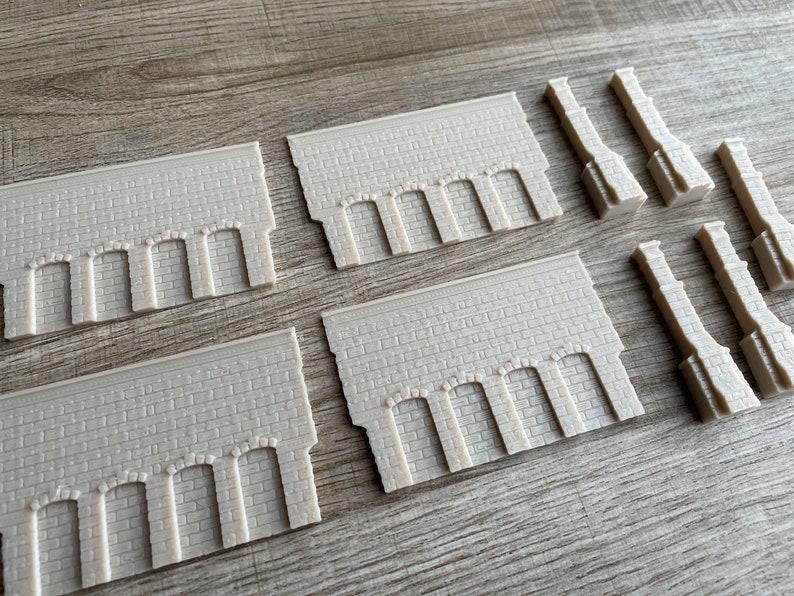 TT:120 Gauge Retaining Walls for Model Railways - Etsy UK
