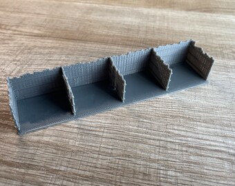 TT:120 Gauge Incline Piers for Bridge, Viaduct or Embankment. for 3% ...