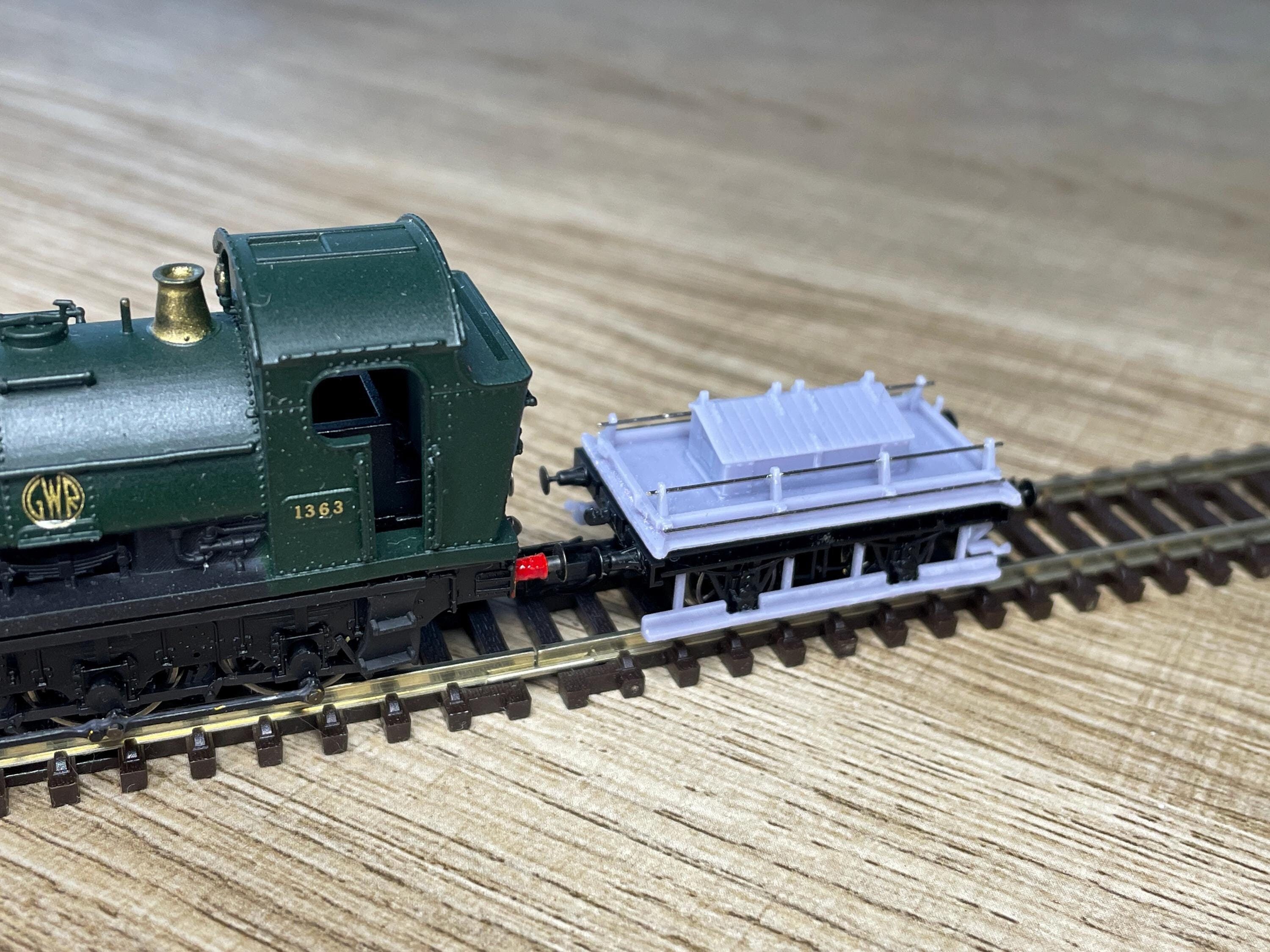 TT:120 GWR Shunters Truck to Fit the Hornby 7 Plank Wagon Chassis - Etsy UK