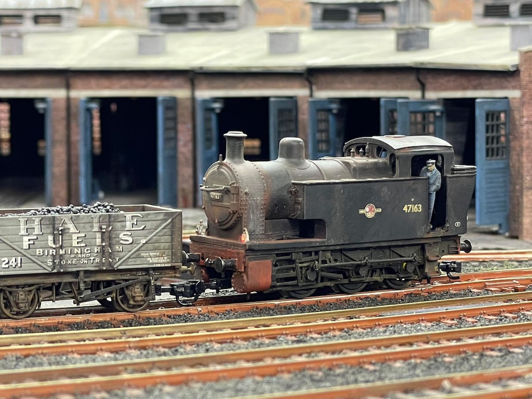 TT:120 LMS Fowler 0-6-0T Dockyard Shunter Body to Fit 08 Hornby Chassis ...