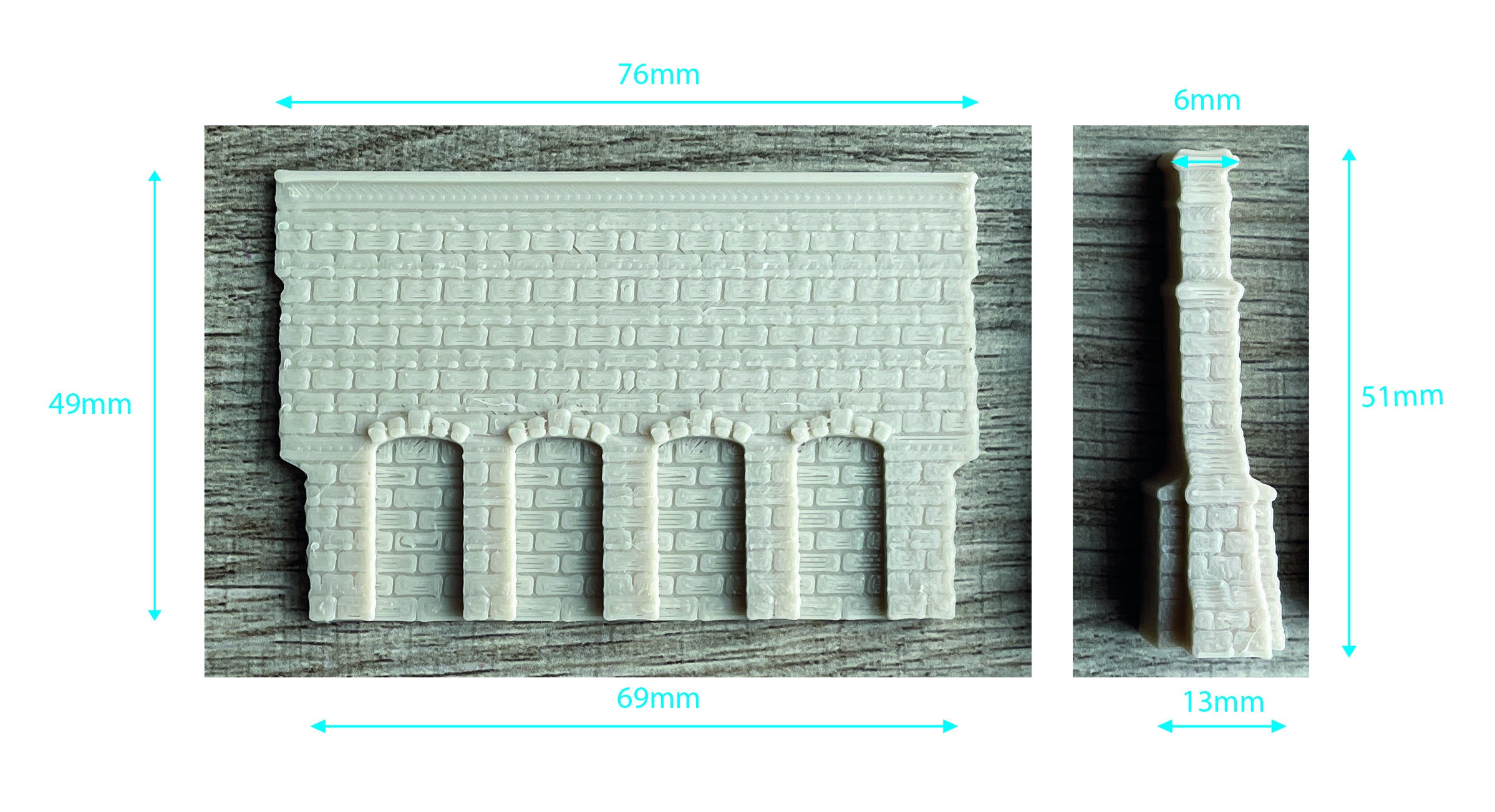 TT:120 Gauge Retaining Walls for Model Railways - Etsy UK