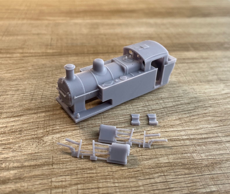 TT:120 LMS Fowler 0-6-0T Dockyard Shunter Body to Fit 08 Hornby Chassis ...