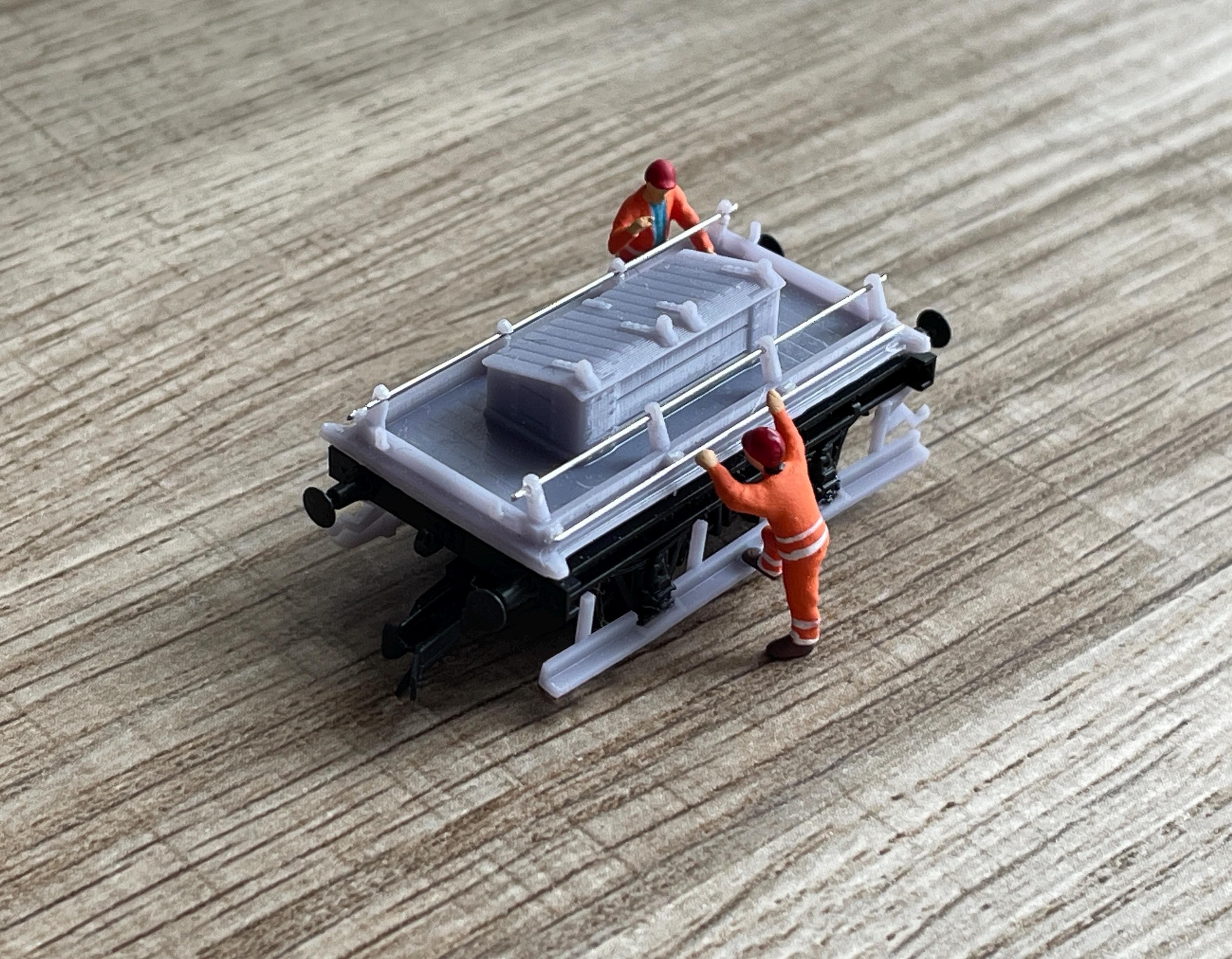 TT:120 GWR Shunters Truck to Fit the Hornby 7 Plank Wagon Chassis - Etsy UK