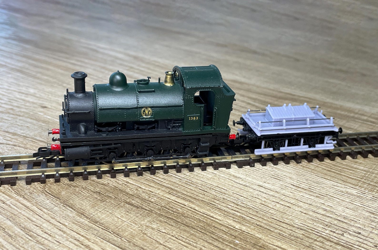 TT:120 GWR Shunters Truck to Fit the Hornby 7 Plank Wagon Chassis - Etsy UK