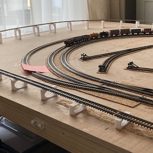 TT:120 Gauge Incline Piers for Bridge, Viaduct or Embankment. for 3% ...