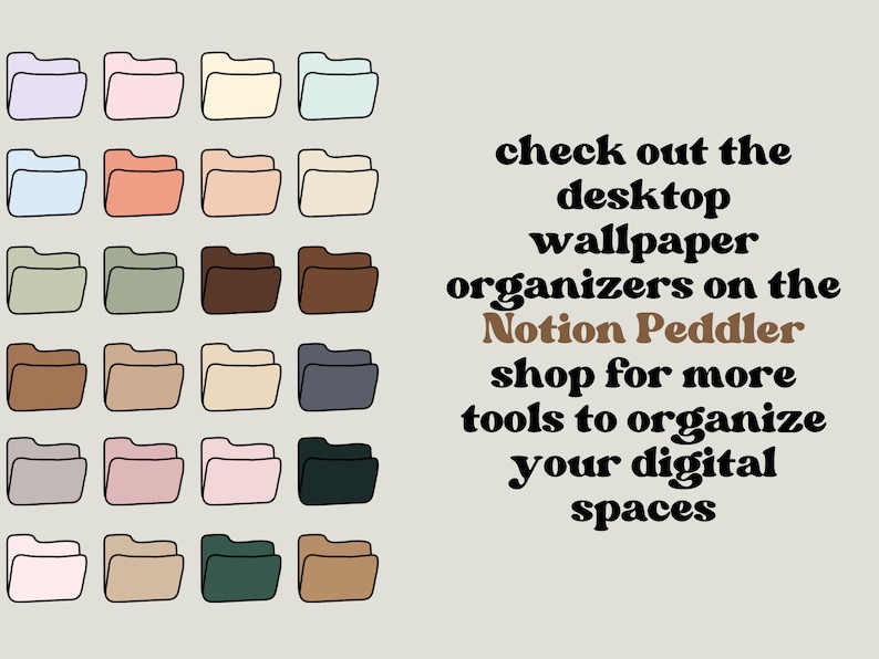 Desktop File Icons Aesthetic Colorful PNG and ICO Files for Mac PC ...