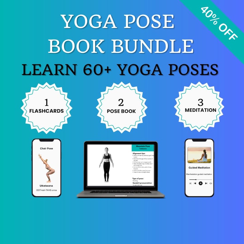 Yoga Pose Book - Learn Over 60 Yoga Poses From Professionally Written ...