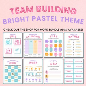 60 Cards Office Charades Work Pictionary, Team Building Games for Work ...