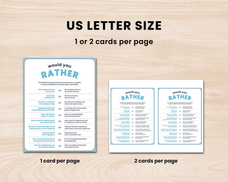 Printable Team Building Icebreaker Game Office Party Fun Work Activity ...