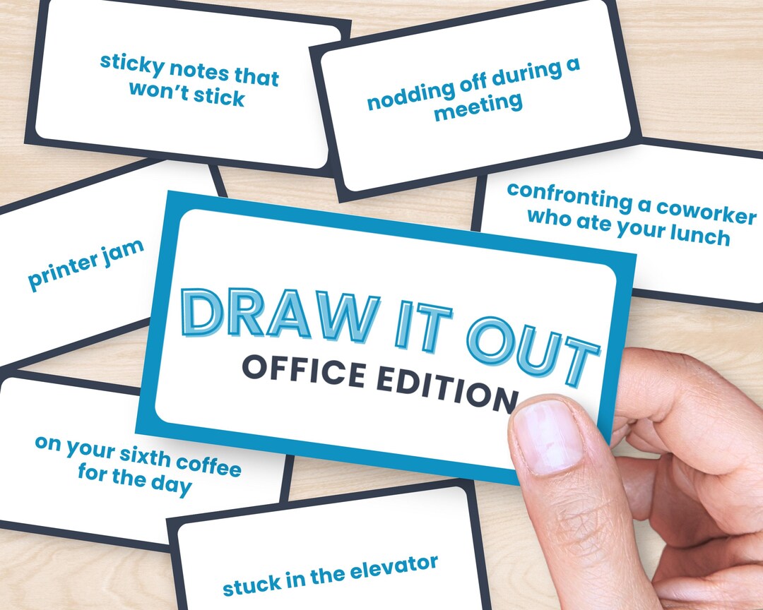 Office Charades Printable Game Team Building Icebreaker Work Party ...