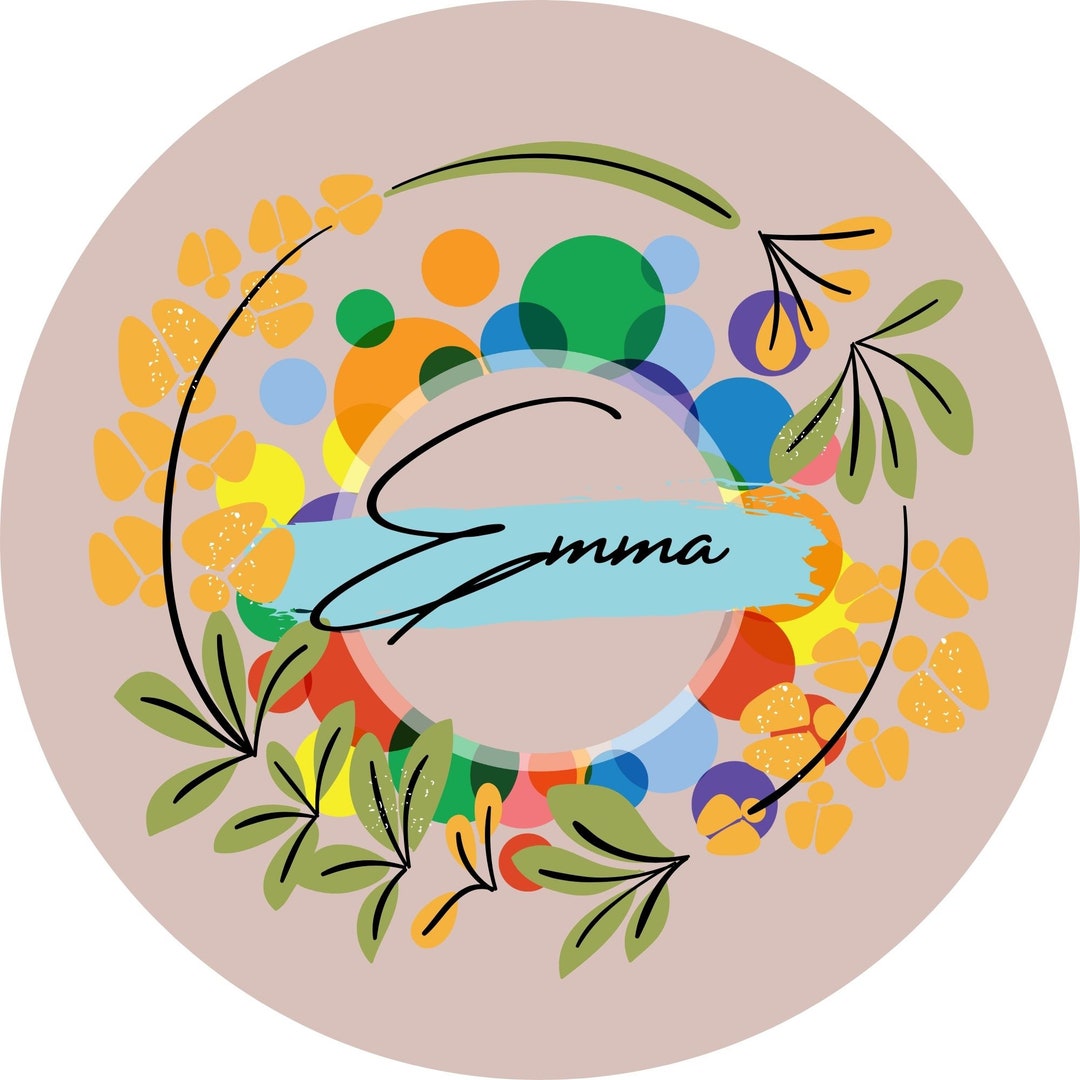 Circular Logo Stickers From Emma Labels: Ideal for Weddings ...