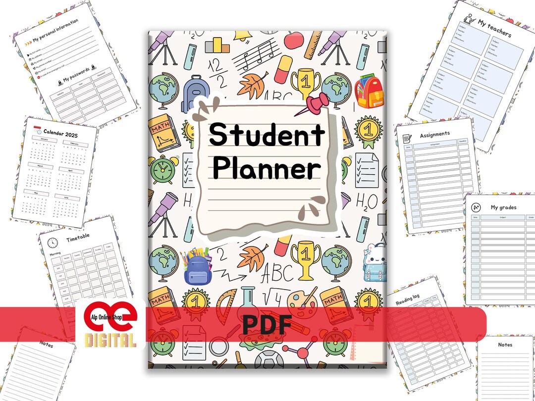 2025 Student Planner: Master Your Academic Year With This Effortless ...