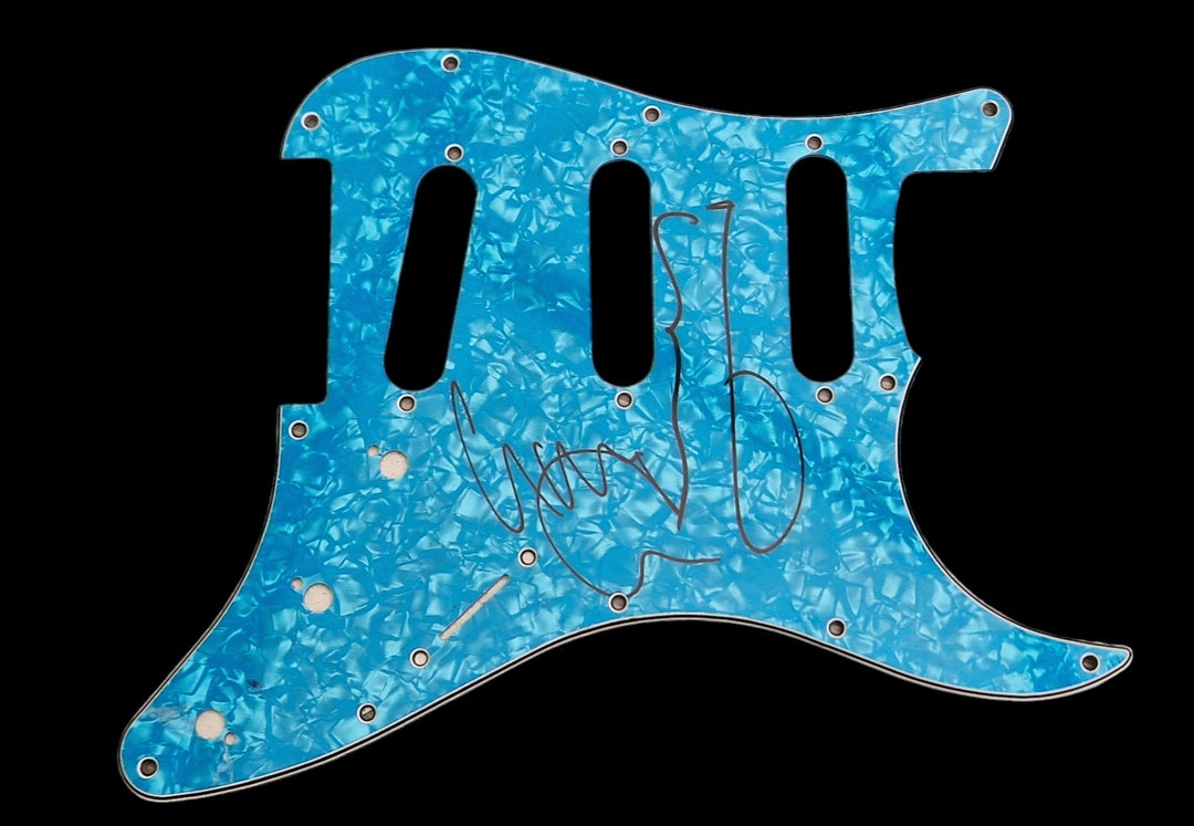 Oasis Liam Gallagher & Noel Gallagher Signed Fender Style Guitar ...