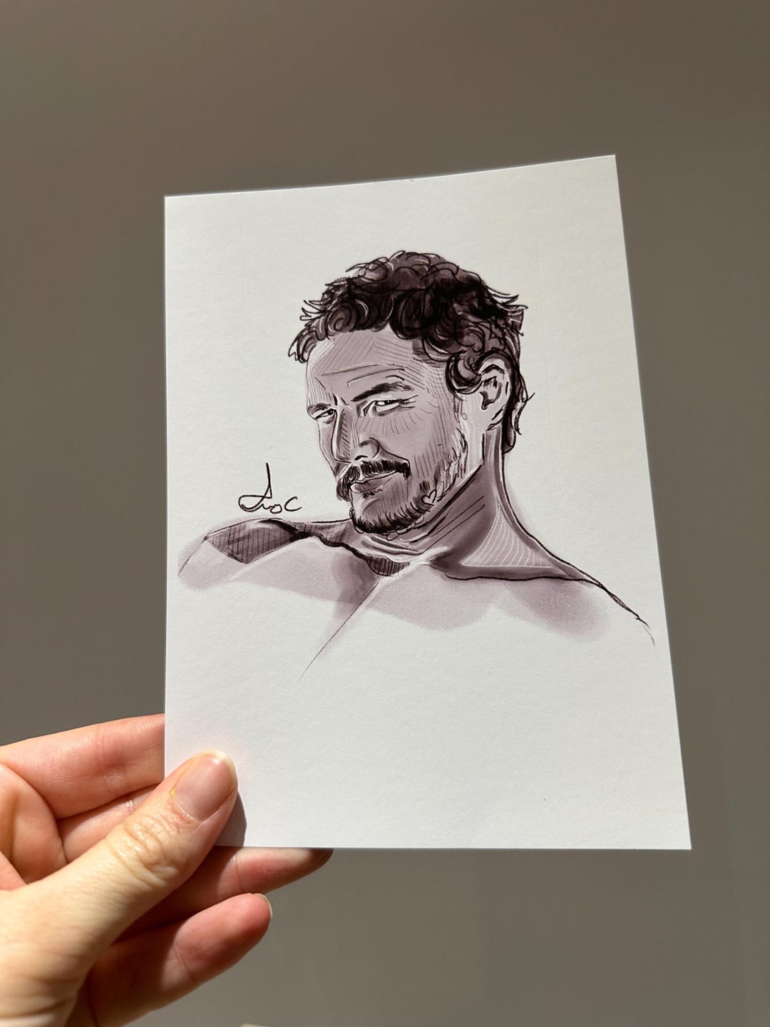 Pedro Pascal ~ Beach Portrait - Etsy