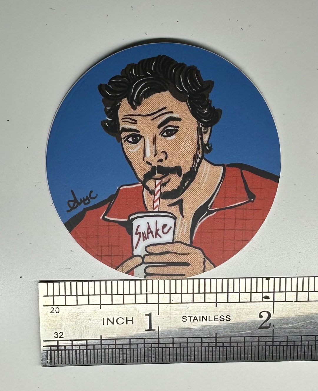 Pop Art Pedro Pascal Sticker - Etsy