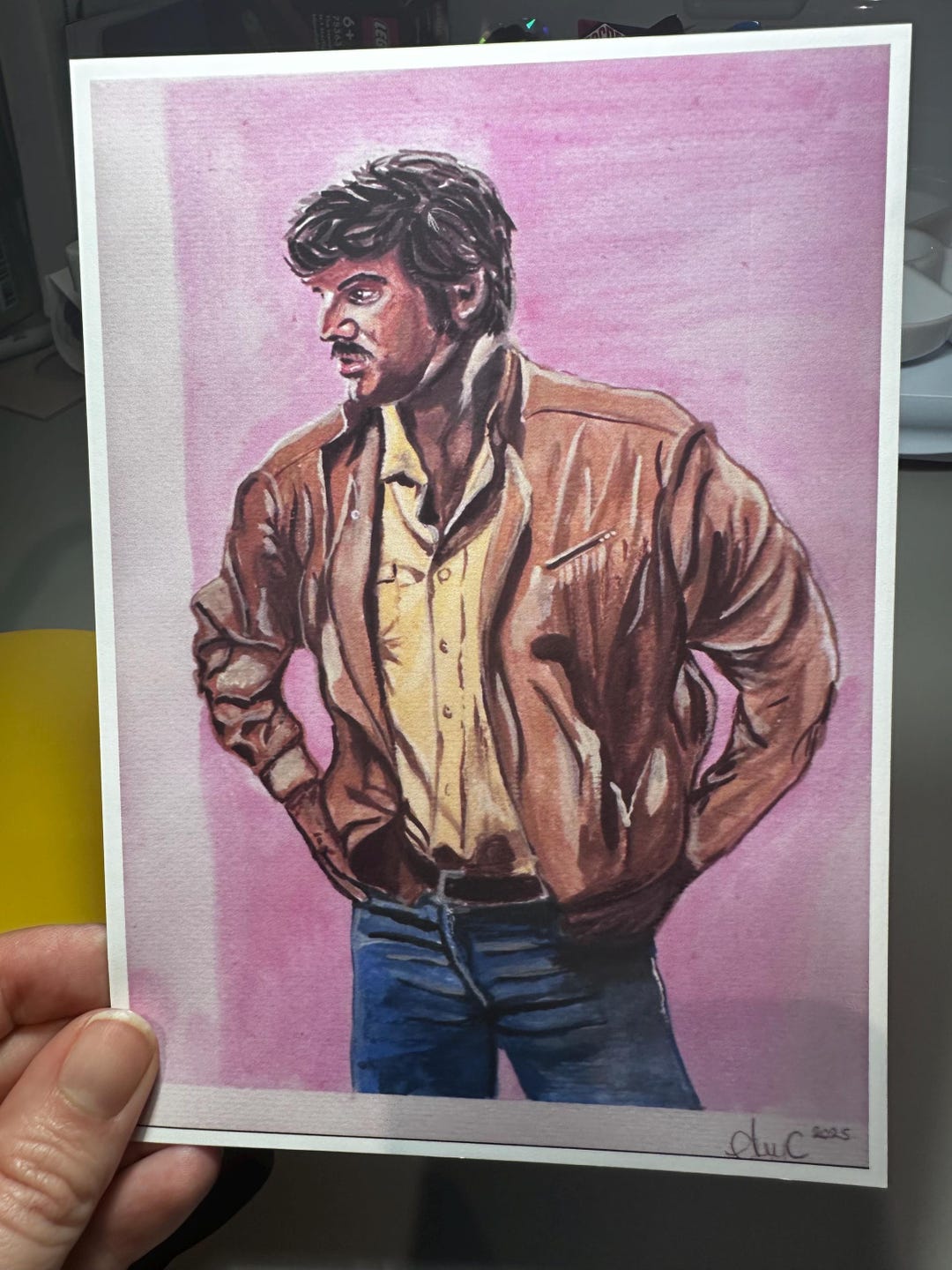 Pedro Pascal ~ That Stance ~ Print From My Original Painting of Javi ...