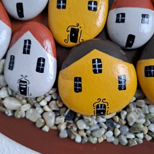 Handmade Stone Painting Art, Sunset Painting, Wall Hangings, Free ...