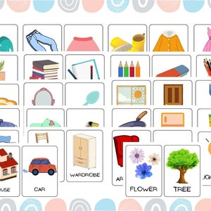 Printable Educational Flashcards for Kids, Vehicle, Fruit, Vegetable ...
