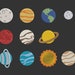 Planets & Solar System Machine Embroidery File - Digital Download ...