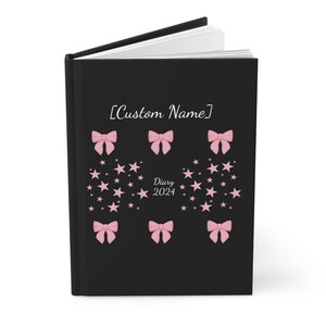 Coquette Diary, Pink Bow Diary, Coquette Aesthetic, Cute Stationary ...