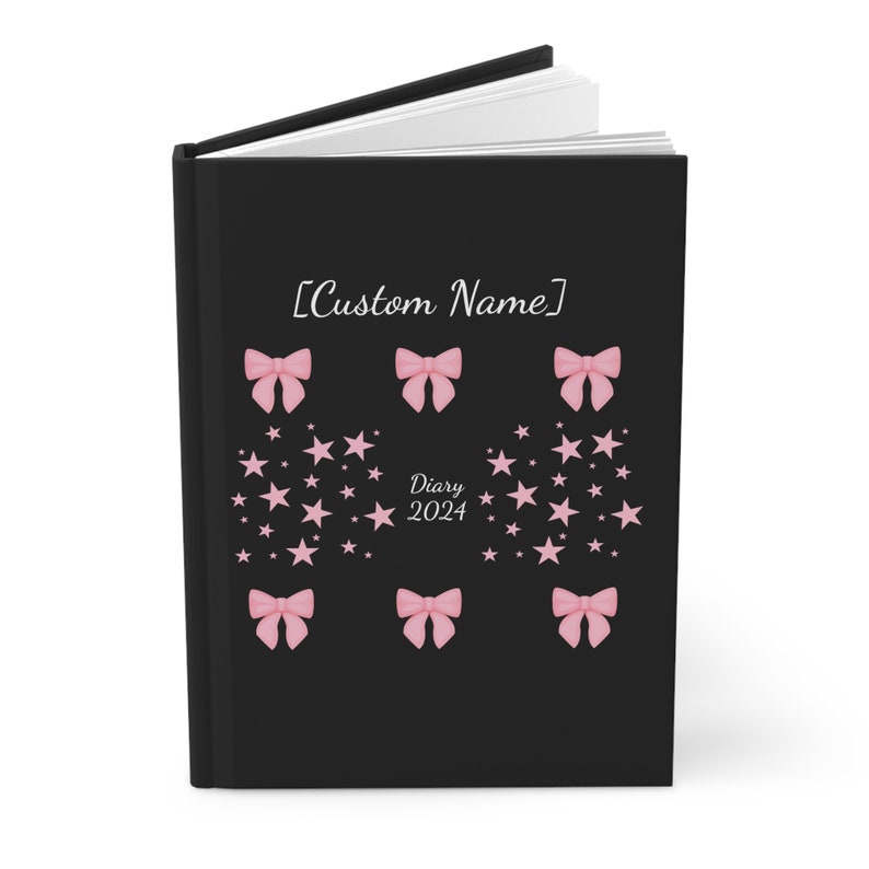 Coquette Diary, Pink Bow Diary, Coquette Aesthetic, Cute Stationary ...