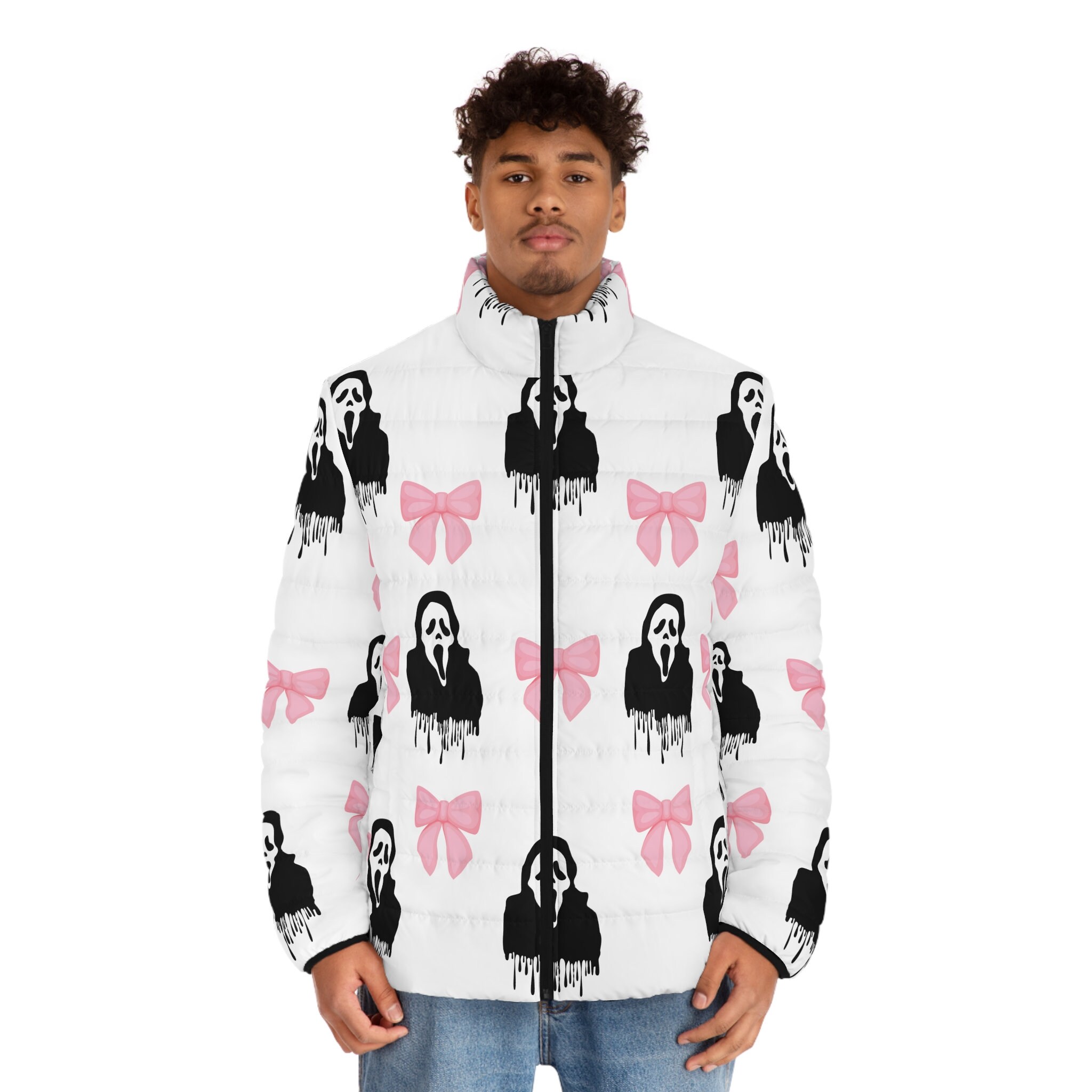 Coquette Jacket, One of a Kind, Funky Jacket, Ghost Face, Cute Ghost ...