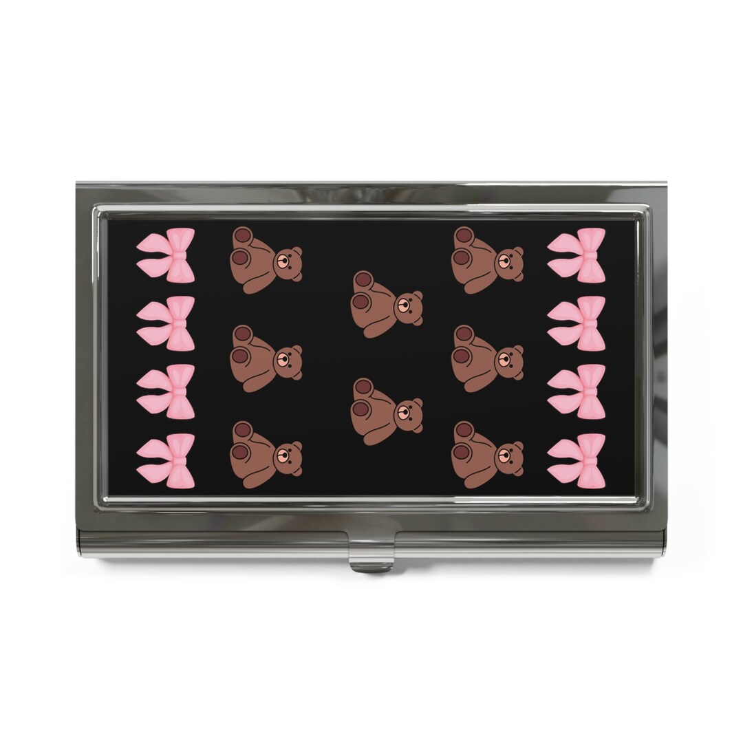 Coquette Card Holder, Teddy Bear Card Holder, Valentines Day Gift ...