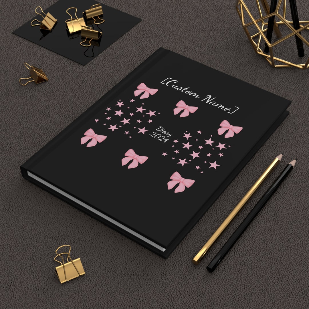Coquette Diary, Pink Bow Diary, Coquette Aesthetic, Cute Stationary ...