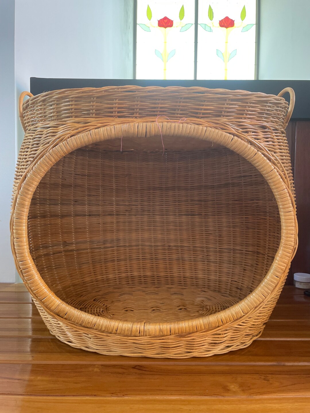 Handcrafted Rattan Cat Nest oval Type 1 - Etsy