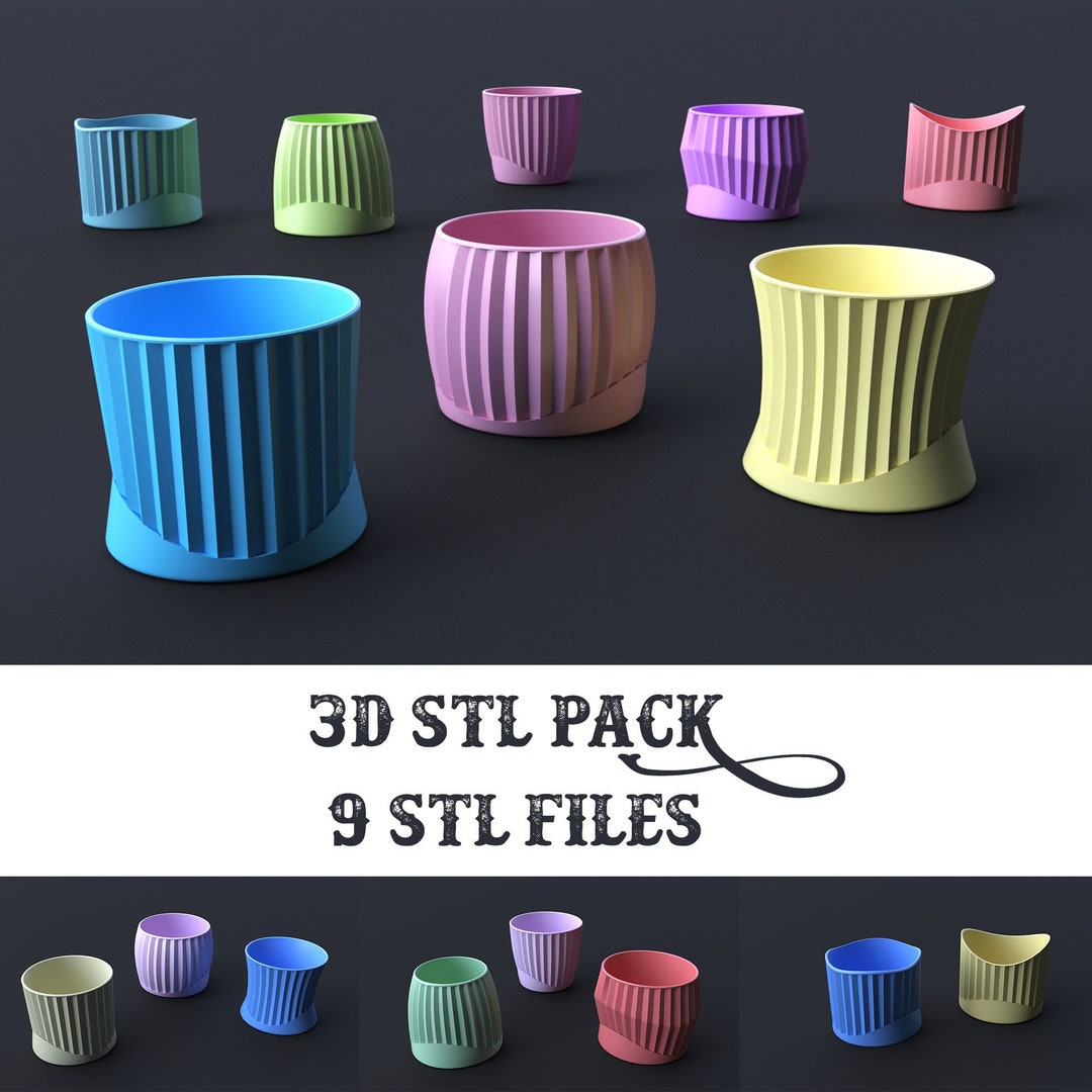 3D Print File Stl Pot Vase Planter Model 2 - Etsy Australia