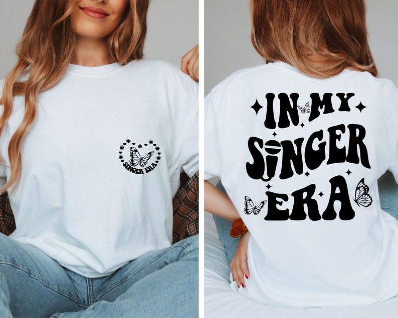 In My Singer Era SVG, PNG, PDF, Singer Shirt Png, Singer Svg,vocalist ...
