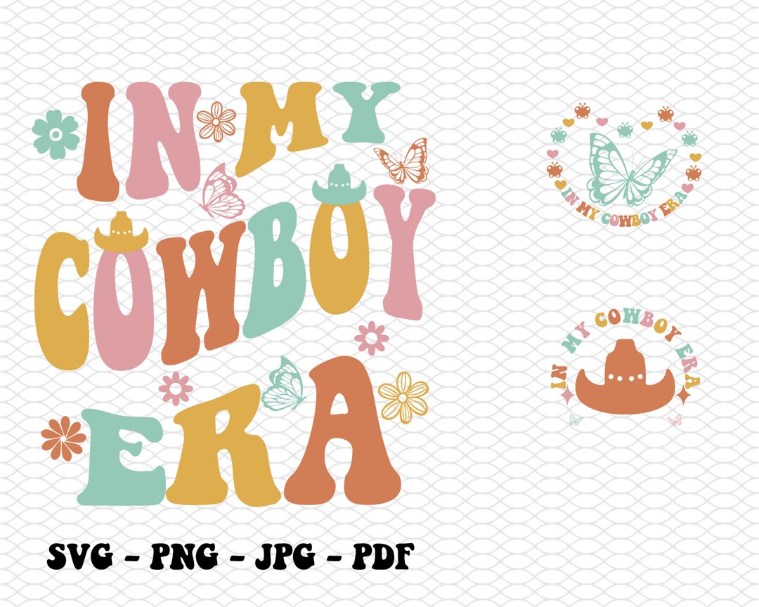 In My Cowboy Era SVG, Cowboy Era SVG, Boho Western,rancher Svg,western ...
