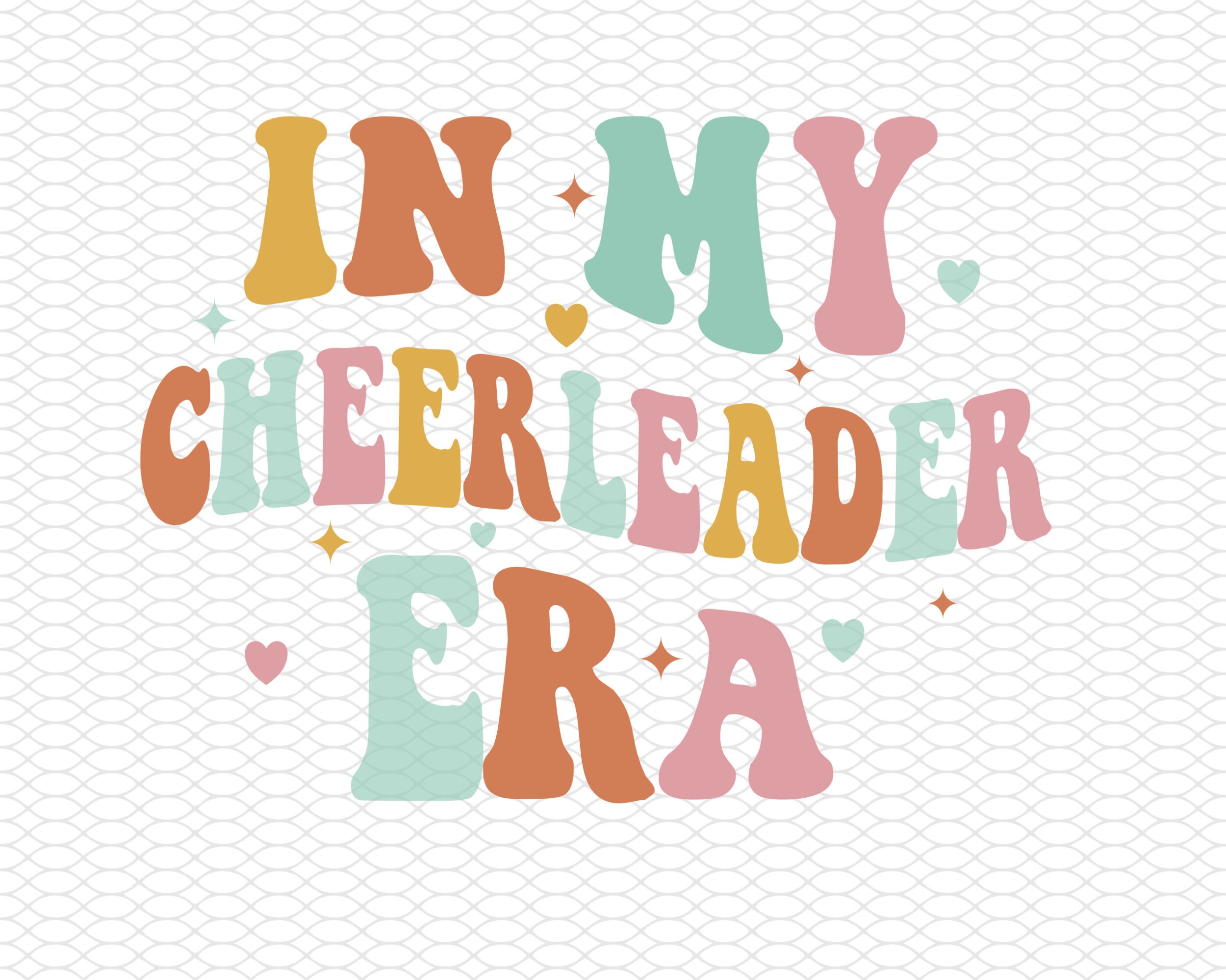 In My Cheerleader Era Svg Png, in My Cheer Era, Cheerleader Svg ...