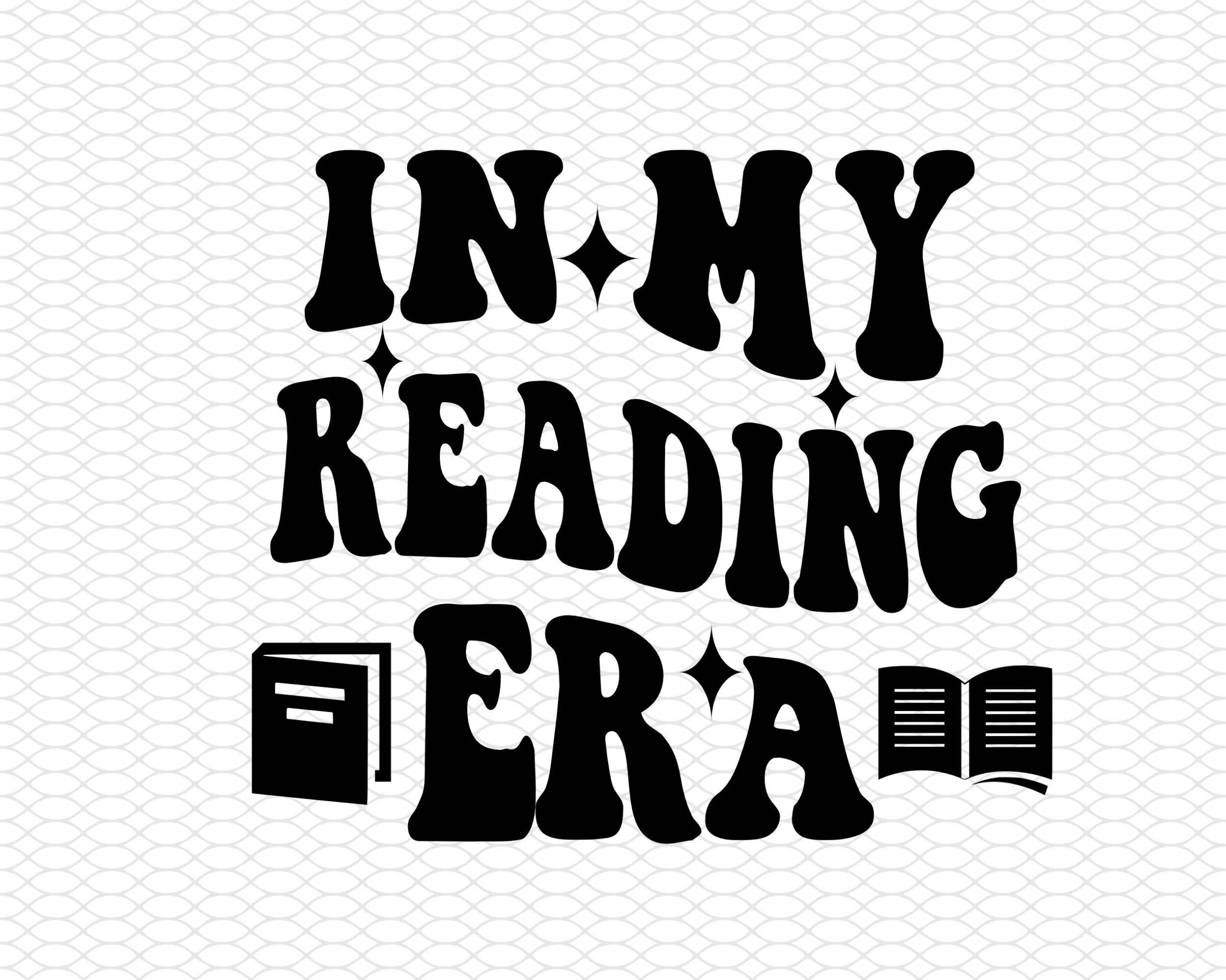 In My Reading Era Png,svg,in My Era Png,reading Png,gift for Book Lover ...