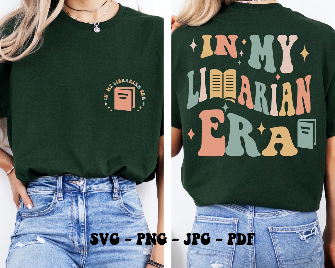 In My Librarian Era Svg, Librarian Png, Library Professional Svg ...