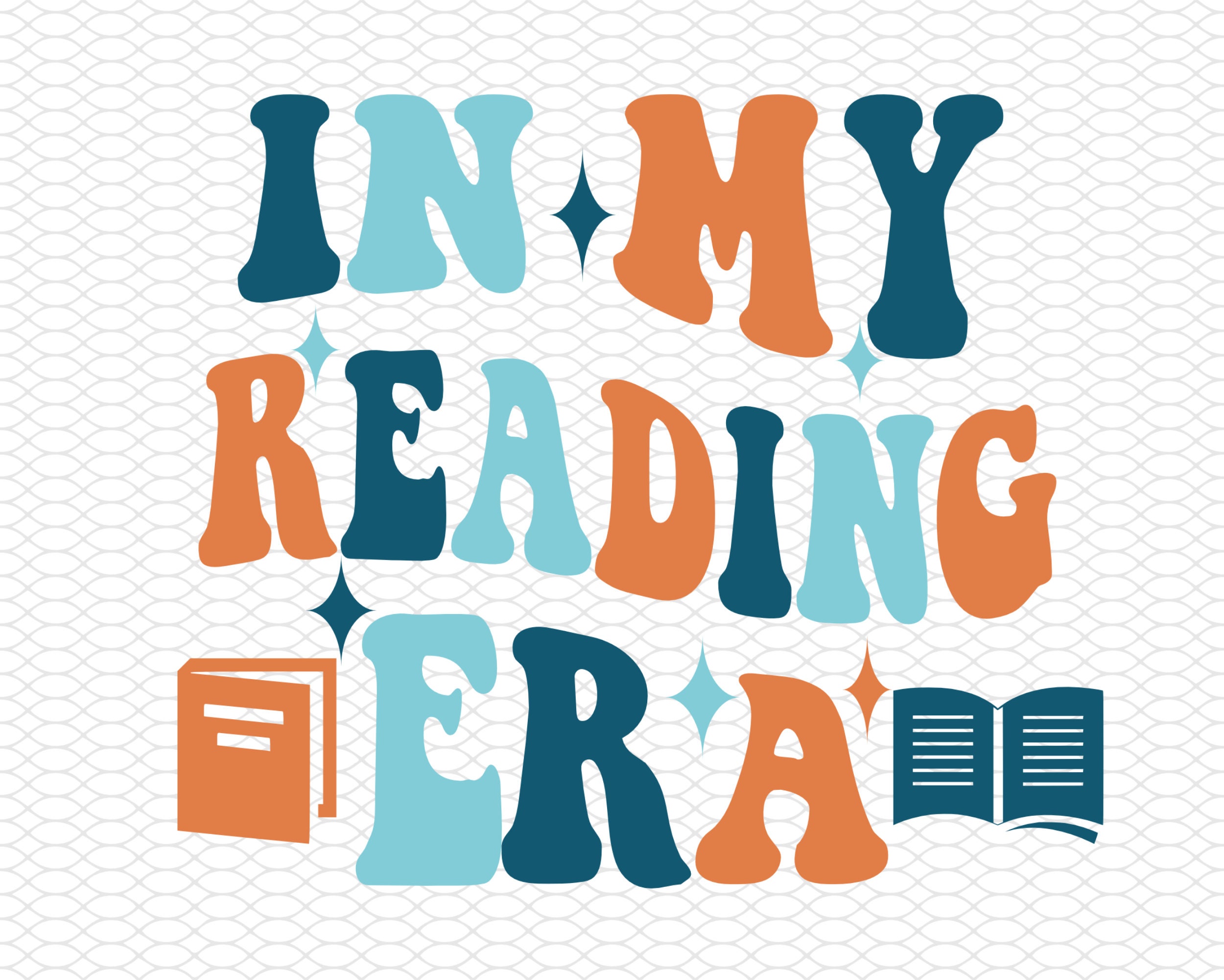 In My Reading Era Png,svg,in My Era Png,reading Png,gift for Book Lover ...