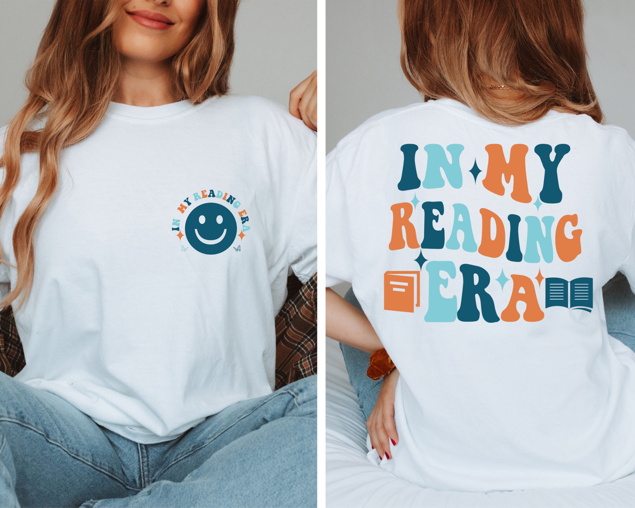 In My Reading Era Png,svg,in My Era Png,reading Png,gift for Book Lover ...