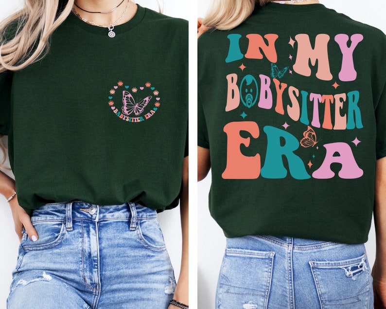 In My Babysitter Era Svg Png, Nanny Svg, Childminder Shirt Png Svg ...