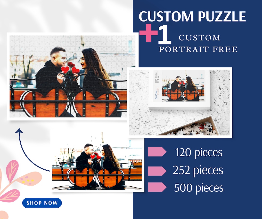 Custom Puzzle for Gift Cute Game for Couple Puzzle From - Etsy UK