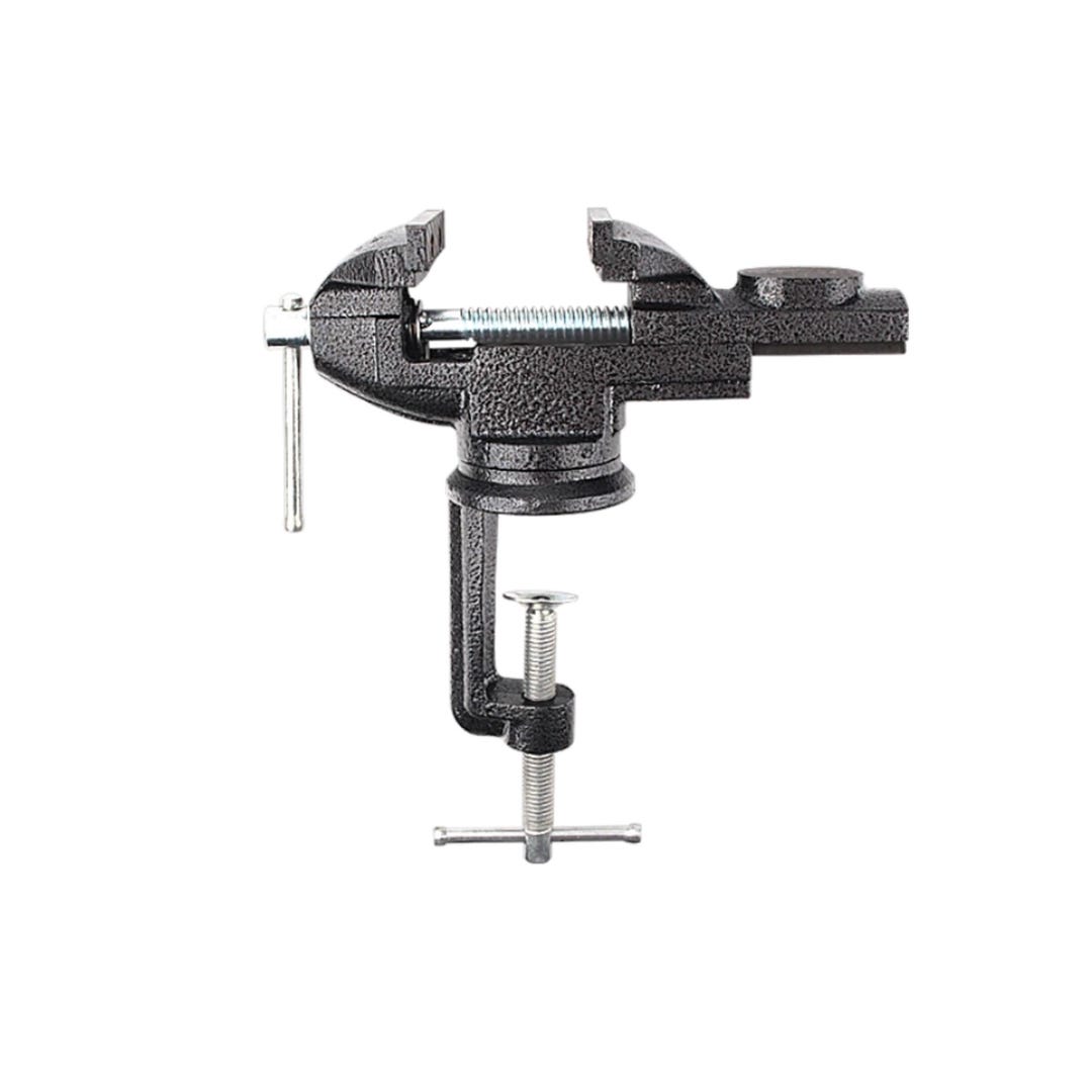 Mini Cast Steel Bench Vise 360 Degree Rotating Multi-function Clamp ...