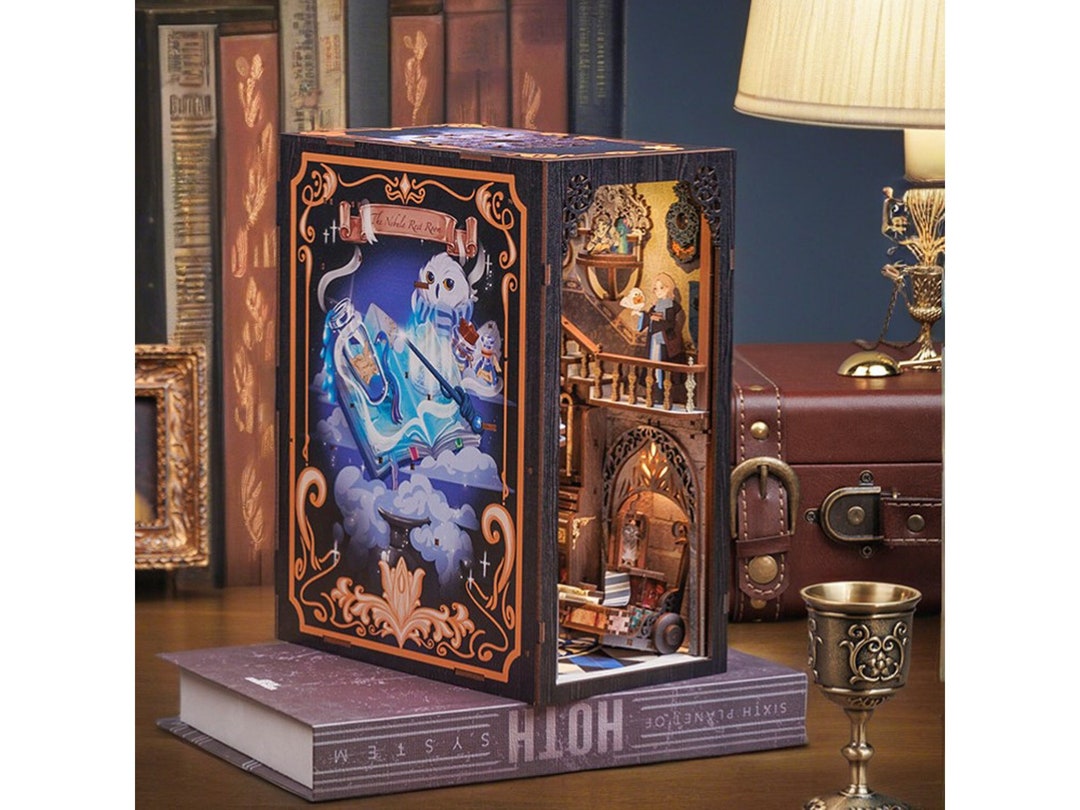 Ravenclaw Common Room Book Nook DIY Miniature Book Nook Kit/ - Etsy