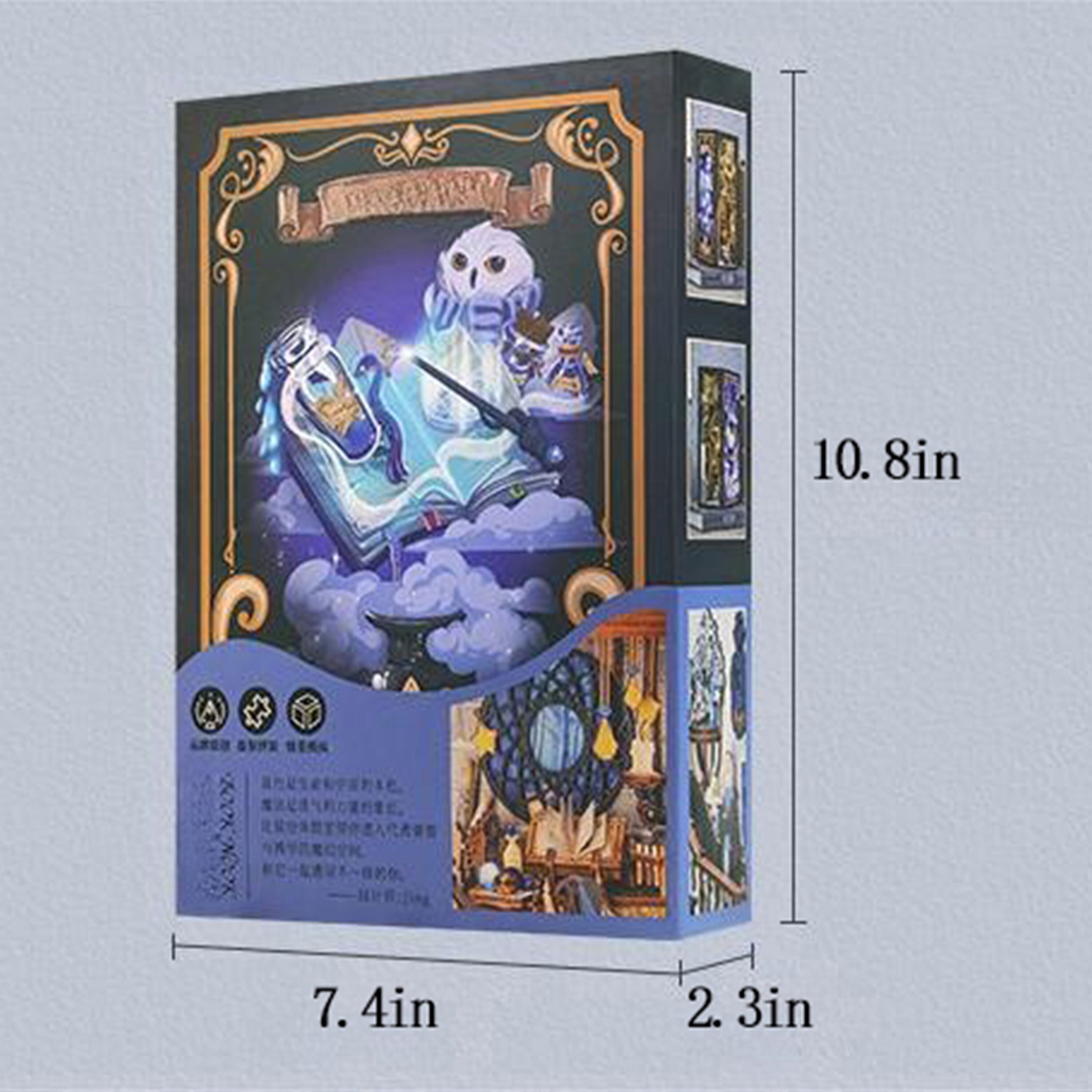 Ravenclaw Common Room Book Nook DIY Miniature Book Nook Kit/ - Etsy