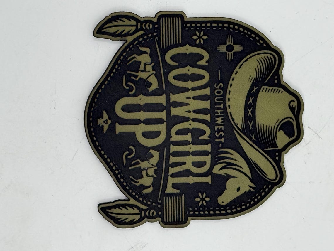Cowgirl up SVG Hat Patch Pack - Etsy