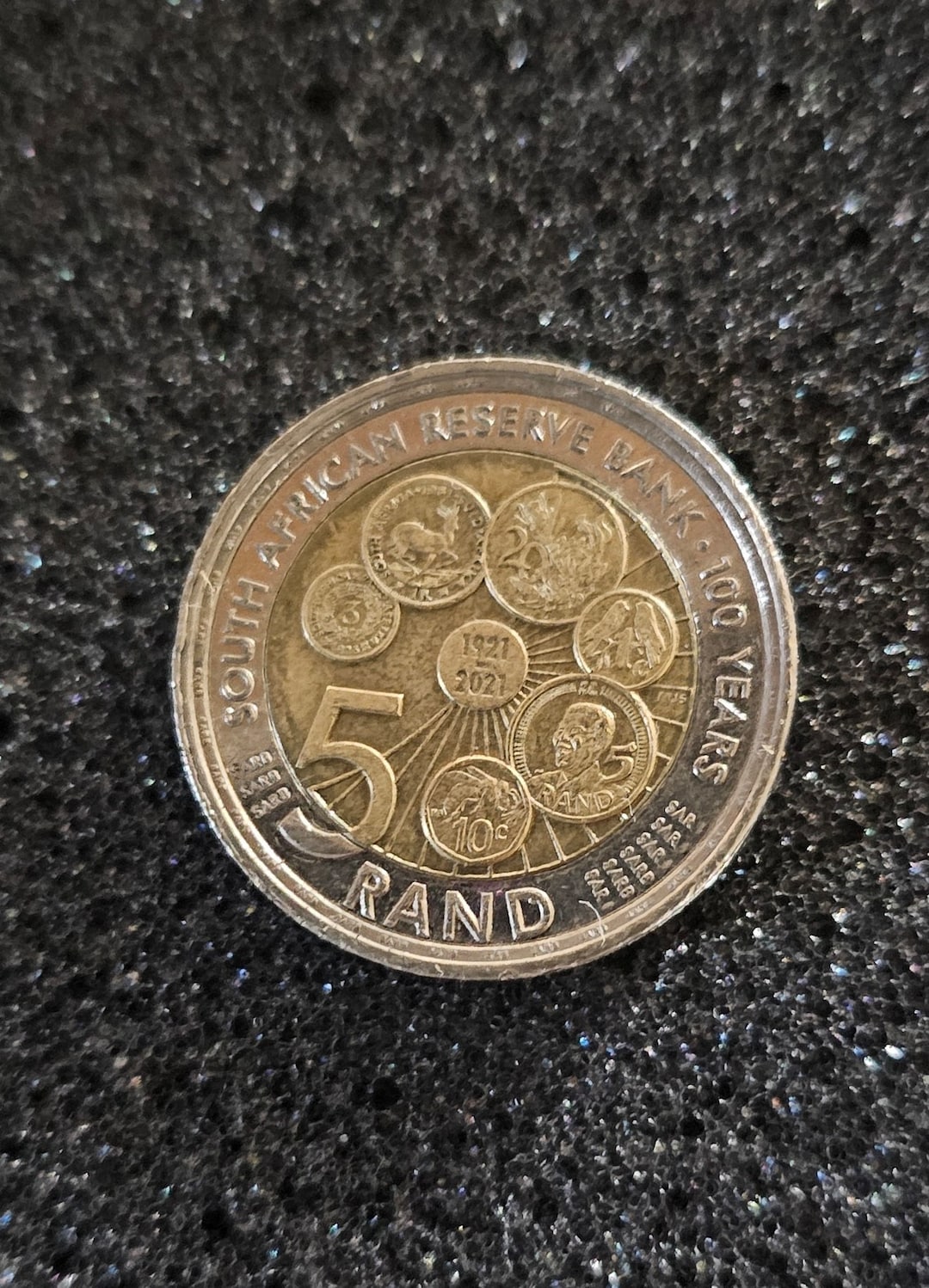 South African Reserve Bank 2021 R5 Coin - Etsy