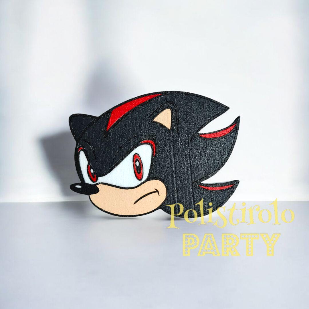 Sonic Shadow Head SVG (styrofoam Cutter) - Etsy UK