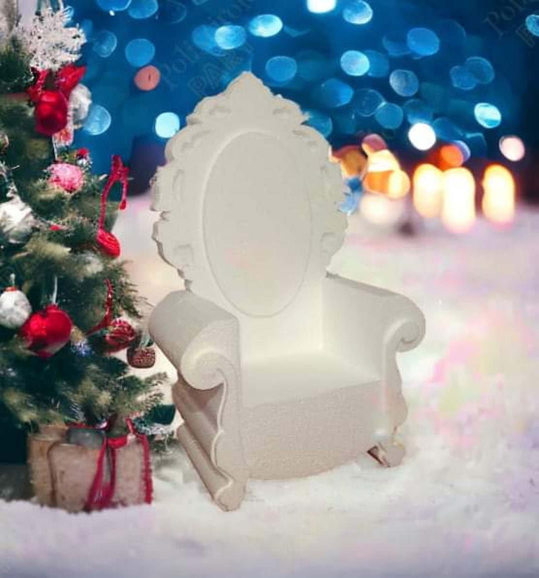 Santa Claus Chair SVG (styrofoam Cutter) - Etsy