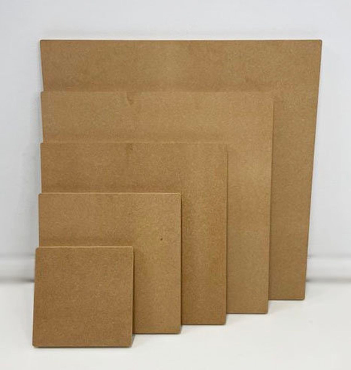 MDF Square Craft Shapes, 18mm Thick Blank Wood, Base 100mm - 600mm ...