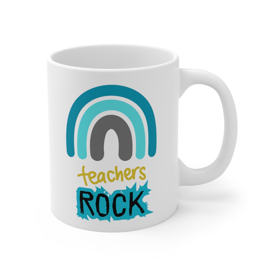 Teacher's Rock Mug 11oz - Etsy