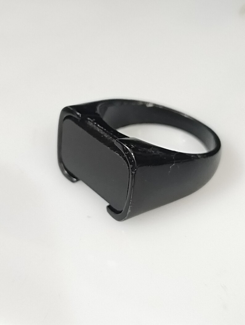 Most Powerful Wealth Richness Nagmani Cobra Black Snake Stone Ring - Etsy